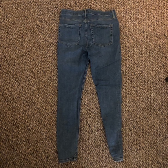 Free People | Jeans | Free People Busted Knee Denim | Poshmark
